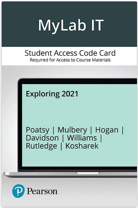 Mylab It With Pearson Etext Access Code For Exploring Microsoft 365 2021 Poatsy Mary