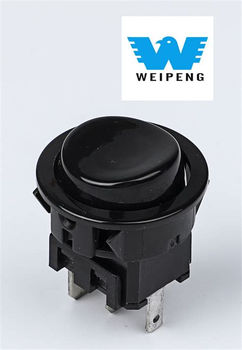 Gq116 Rocker Switch Round Push Button Cover For Running Machine With ENEC TUV UL Push To Break