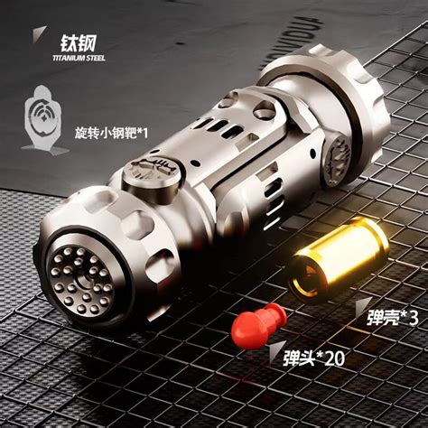 Metal Edc Scepter Fidget Spinner Dart Blaster Toygun Lkcj