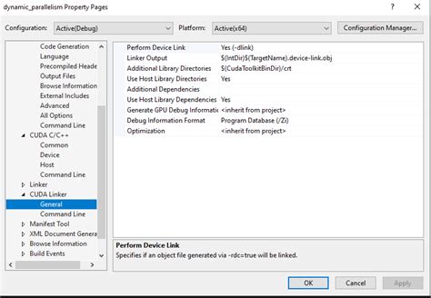 Visual Studio Error Compiling Cuda Dynamic Parallelism Code With Driver Api Stack Overflow