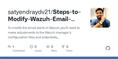 Steps To Modify Wazuh Email Alerts Readme Md At Main · Satyendraydv21 Steps To Modify Wazuh