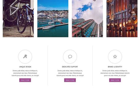 reliable bootstrap site template template site photography website