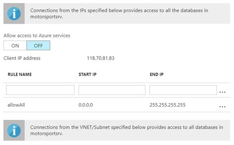 Sql Server Accessing Azure Sql Database From Anywhere Stack Overflow
