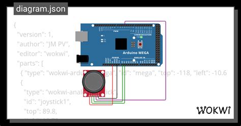 Joystick Wokwi Esp32 Stm32 Arduino Simulator