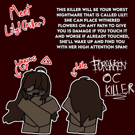 Lily As A Killer In Forsaken By Sunshineisnottoxic On Deviantart