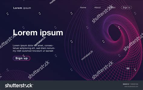Background Abstract Dynamic Linear Waves Purple Stock Vector Royalty Free 1190509180