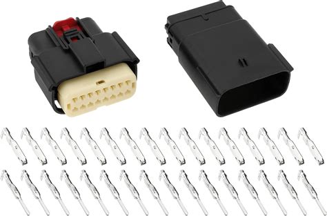 Amazon Com ECSiNG 1 Set 16 Pin Wire Connector Automotive Lamp Light Connector Model MX150 16pin