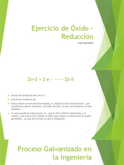 Ejercicio De Oxido Reducción Pdf