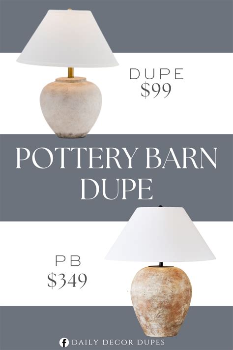 Pottery Barn Canyon Ceramic Table Lamp Dupe