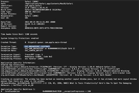 is anyone experiencing safari on mac m1 crashing on startup r safari