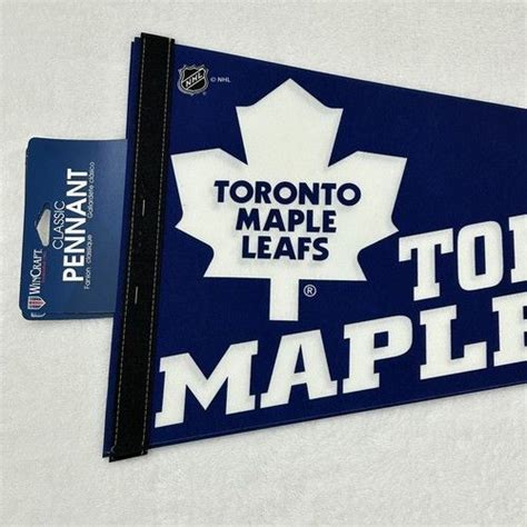 Toronto Maple Leafs Nhl Hockey Wincraft Classic Felt Pennant Banner