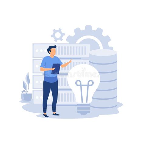 Innovative Big Data Solutions Abstract Concept Vector Illustration Stock Vector Illustration