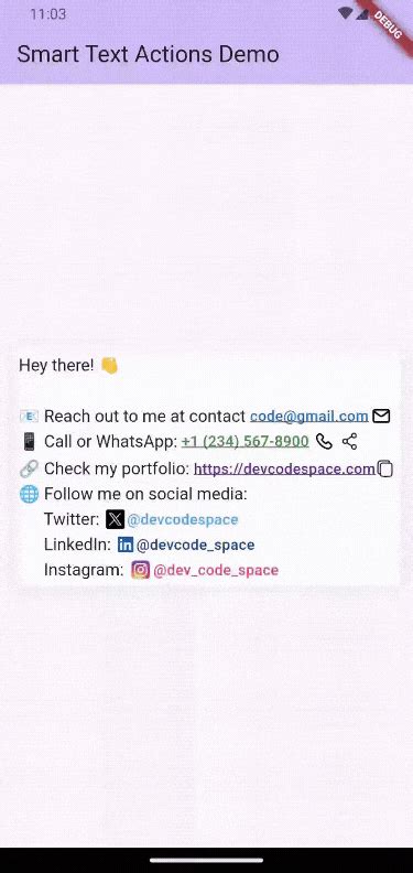 Github Devcodespacesmartactionstext A Flutter Package That Transforms Plain Text Into
