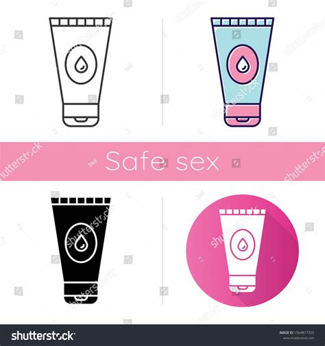 Waterbased Lubricant Icon Male Female Product Stock Vector Royalty Free 1564817320 Shutterstock