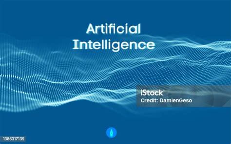 3d 그리드 배경 인공 지능 기술 와이어 네트워크 미래 와이어 프레임입니다 인공 지능입니다 사이버 보안 배경 벡터 일러스트 레이 션 Championship에 대한 스톡 벡터