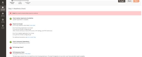 Php Magento 221 Readiness Check Cron Scripts Cloudways Stack Overflow