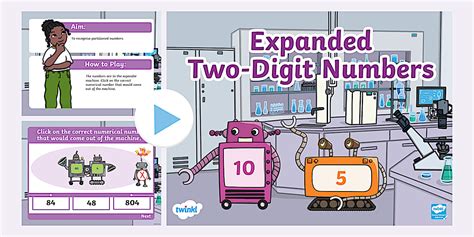 Expanded Two Digit Numbers Interactive Game Teacher Made