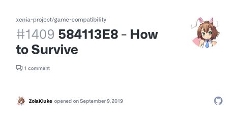 584113e8 How To Survive · Issue 1409 · Xenia Projectgame