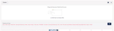 Drag And Drop Media Timeout Issue Issue 14864 Umbraco Umbraco CMS