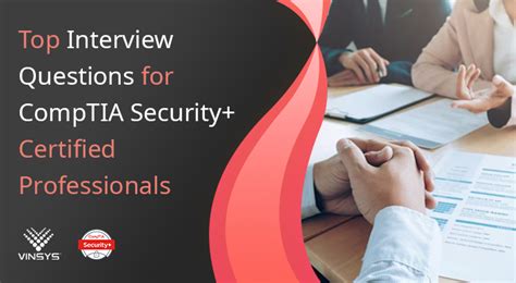 Top 21 Interview Questions For Comptia Security Certified Professionals Vinsys