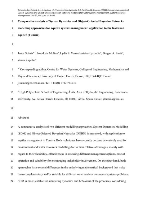 Pdf Comparative Analysis Of System Dynamics And Object Oriented