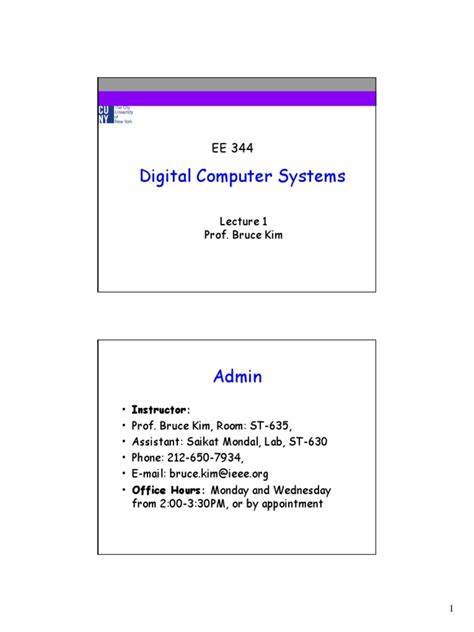 ee 344 digital computer systems lecture 1 overview pdf computer