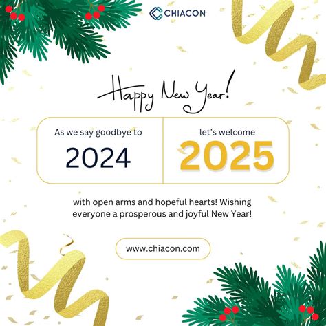 Chiacon Consulting On Linkedin Chiacon Happynewyear2025 Newbeginnings Positivity Growth