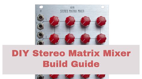 Stereo Matrix Mixer