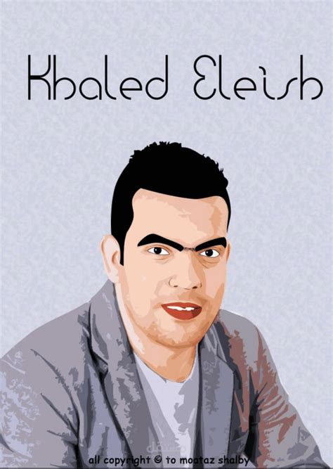 رسم كرتون لخالد عليش مستقل