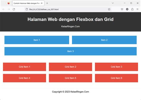 tutorial dasar css flexbox dan grid solusilain