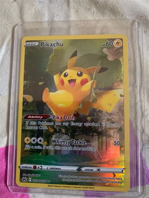 Pikachu Gg30 Crown Zenith Hobbies And Toys Toys And Games On Carousell