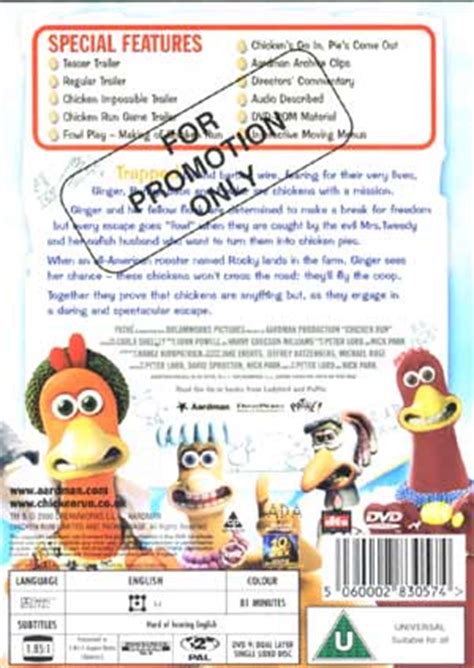 Myreviewer Com Jpeg Back Cover Of Chicken Run