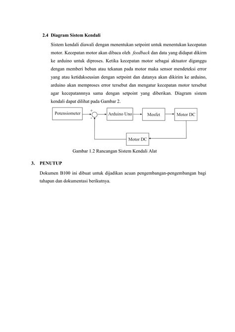 Sistem Kendali Pid Untuk Kecepatan Motor Dc Berbasis Arduino Dengan Penguat Mosfet Dan Feedback