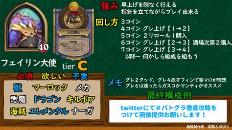 フェイリン大使 バトグラ徹底攻略