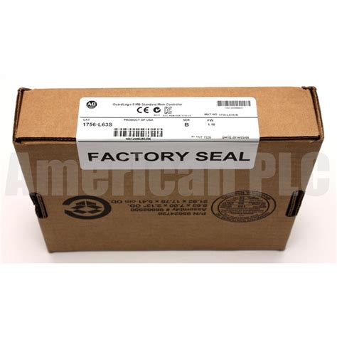 SALE Allen Bradley L S B GuardLogix MB Standard Mem Controller YEAR WARRANTY