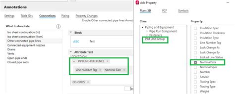 Continuation Annotation Shows The Nominal Size Of The Pipe In The Same Drawing In Autocad Plant 3d