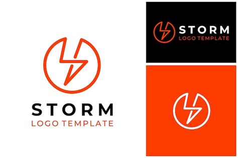스트라이크 스피드 스톰 썬더 파워 플래시 로고 디자인을 위한 원형 전기 볼트 라인 초기 문자 S 프리미엄 벡터