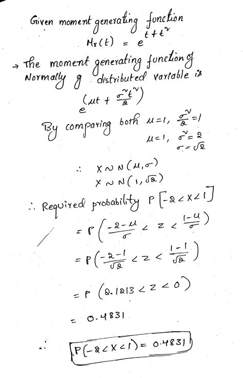 [solved] let x be a random variable with the following moment