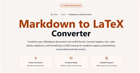 Markdown To Latex Converter Convert Md To Latex Tomarkdown