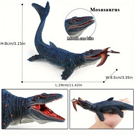 Mosasaurus Dinosaur Toy Figure Realistic Ancient Sea Monster