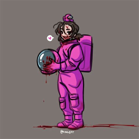 Among Us Cute Art Pink