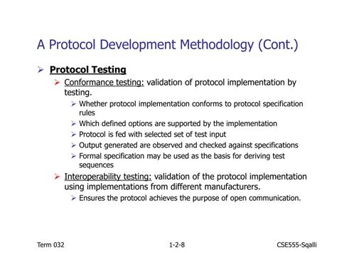 ppt cse 555 protocol engineering powerpoint presentation free