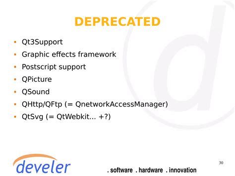 qt roadmap the future of qt ppt