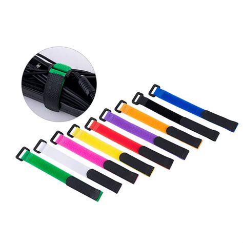 Hook And Loop Cable Tie With Buckle Waist Elastic