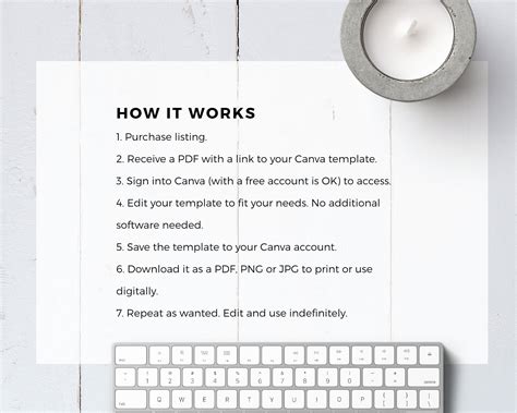 Editable Submissive Task And Chores Household Service And Self Improvement List Kinky Ink Press