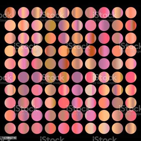 반짝이는 무지개 홀로그램이있는 금속 그라디언트 컬렉션 홀로그램 호일 질감 녹색 파란색 노란색 분홍색 그라데이션 프레임 리본 테두리 다른 디자인을 위해 설정된 벡터 0명에