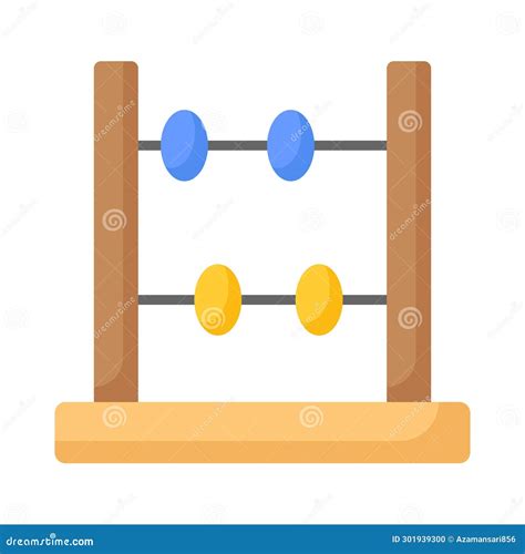 Primary Counting Education Amazing Vector Of Abacus Mathematical Calculating Frame Stock