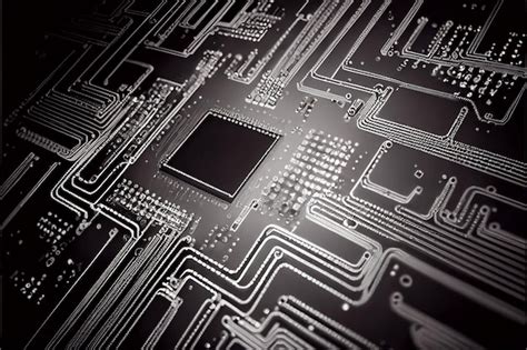Premium Photo Abstract Electronic Circuit Board Background Ai