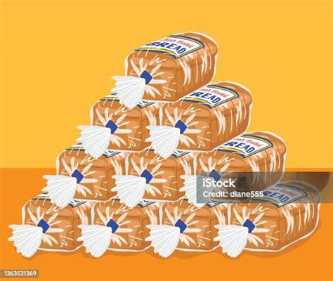 ขนมปังกองในกองใหญ่ ภาพประกอบสต็อก ดาวน์โหลดรูปภาพตอนนี้ ของชำ เส้นสมมุติ ก้อนขนมปัง ขนม