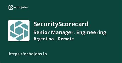 Securityscorecard Is Hiring Senior Manager Engineering Remote Api Javascript React R